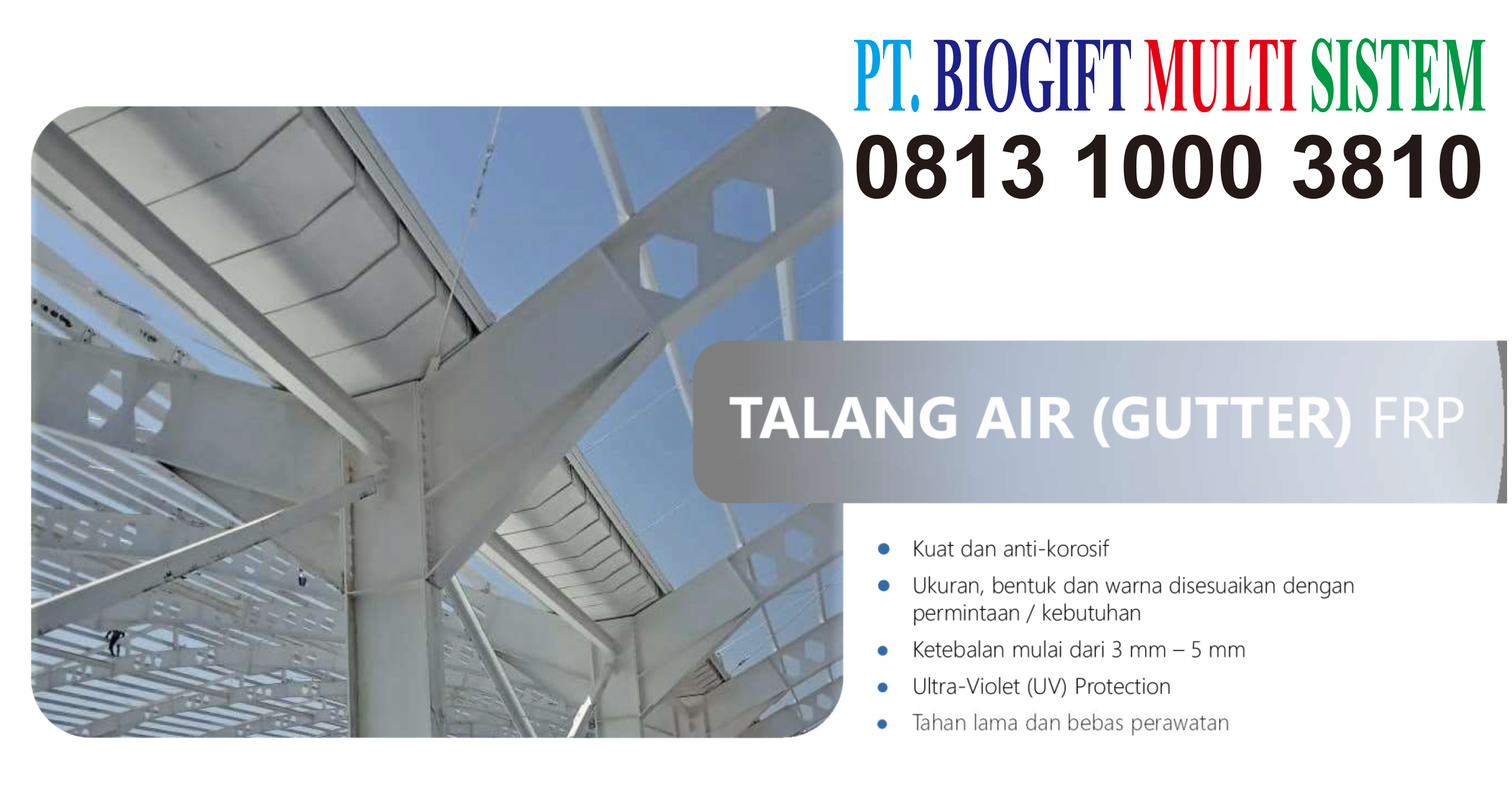 atap fiberglass, tangki air, toren air, tandon air, tangki panel ...