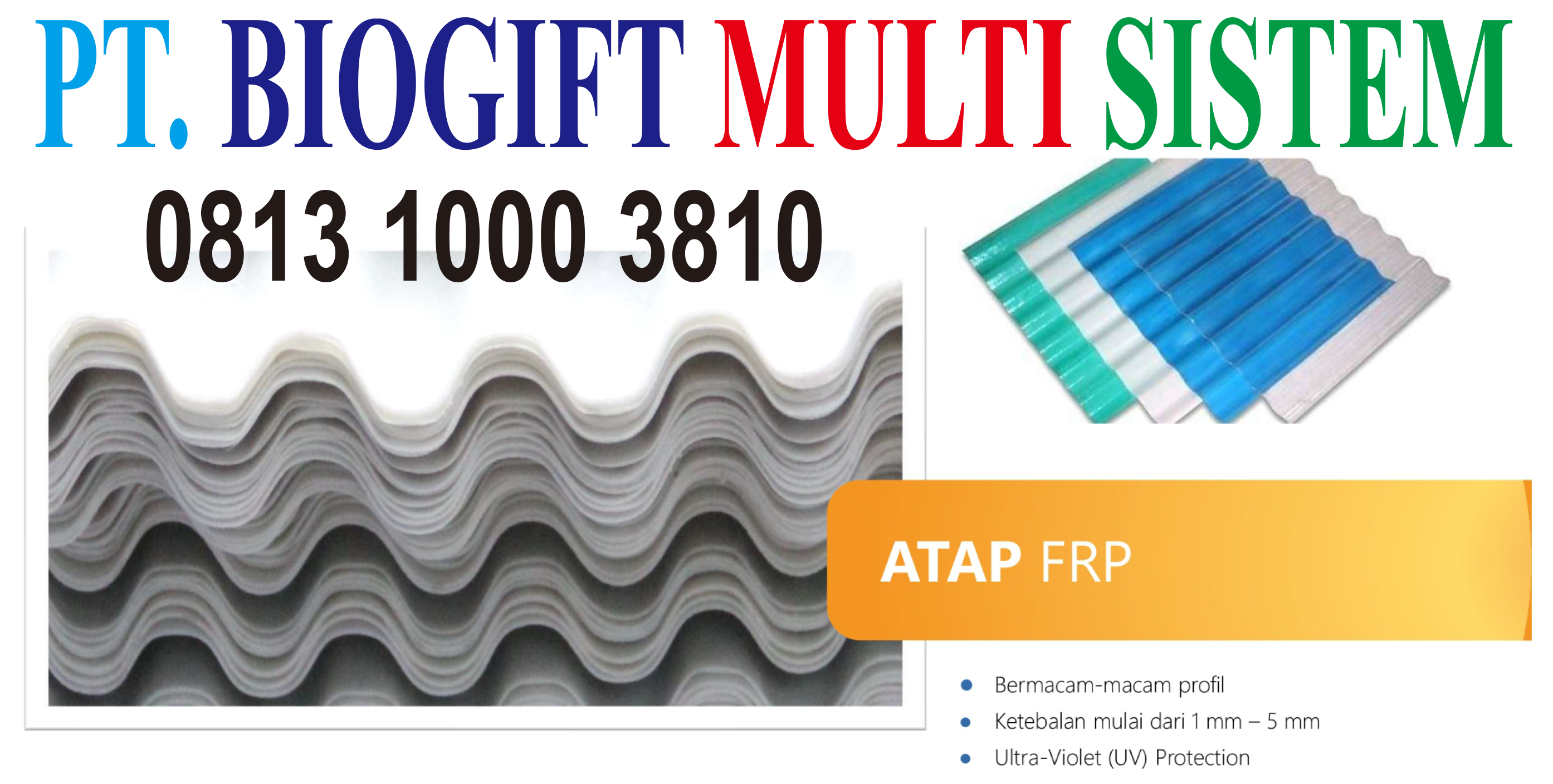 atap fiberglass, tangki air, toren air, tandon air, tangki panel ...